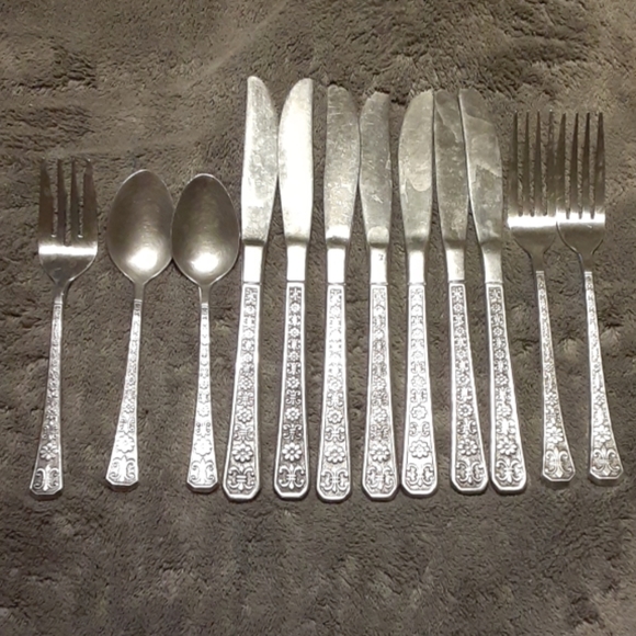 Interpur | Dining | 2 Pc Interpur Florenz Silver Flatware | Poshmark